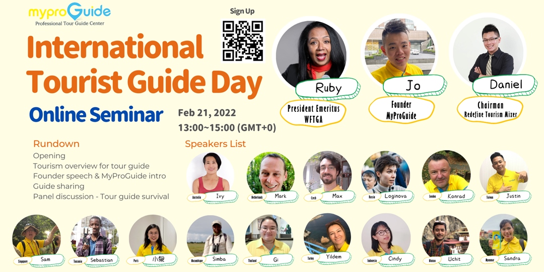 2022 International Tourist Guide Day | MyProGuide Online Seminar ...