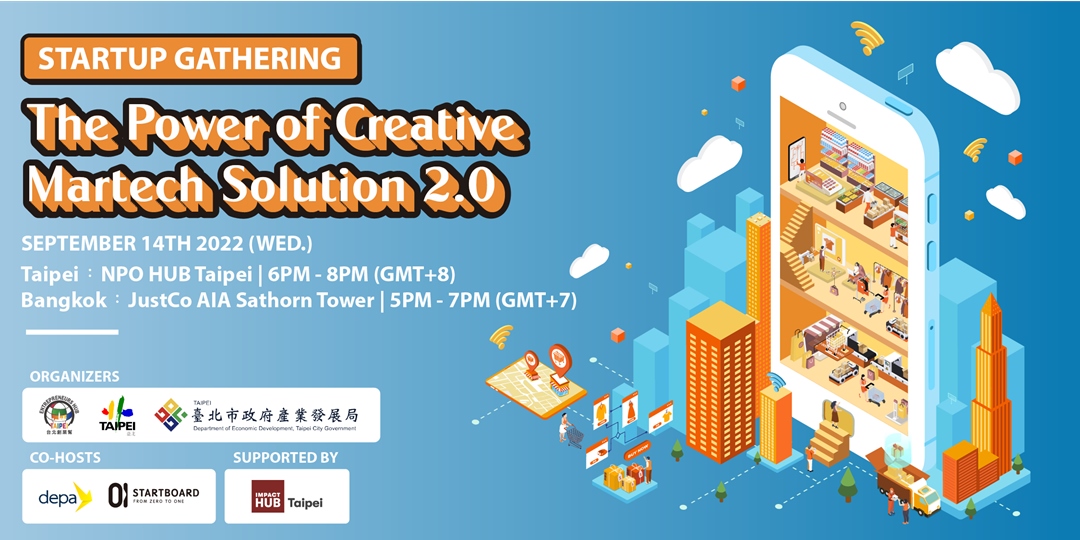 STARTUP GATHERING The Power Of Creative Martech Solution 2 0 Accupass STARTUP GATHERING The Power Of Creative Martech Solution 2 0 Accupass