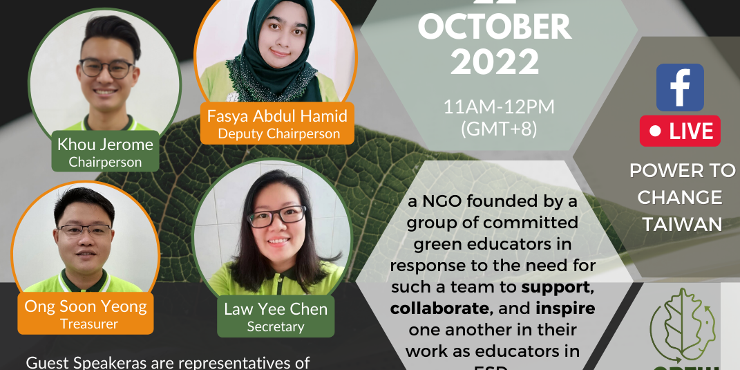 10/22: 'Power to Change' Talk Series with the Green Educators Workgroup ...