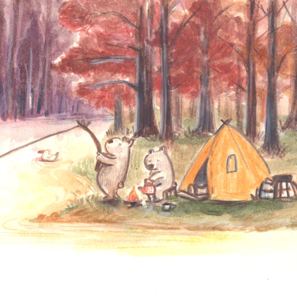 【療癒系插畫x色鉛筆水彩課】秋季旅行｜Accupass 活動通