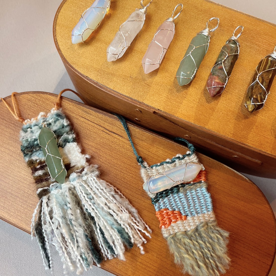 梭織體驗｜中壢｜生 命 水 晶 頸 飾 Fabric Necklace Weaving｜Accupass 活動通