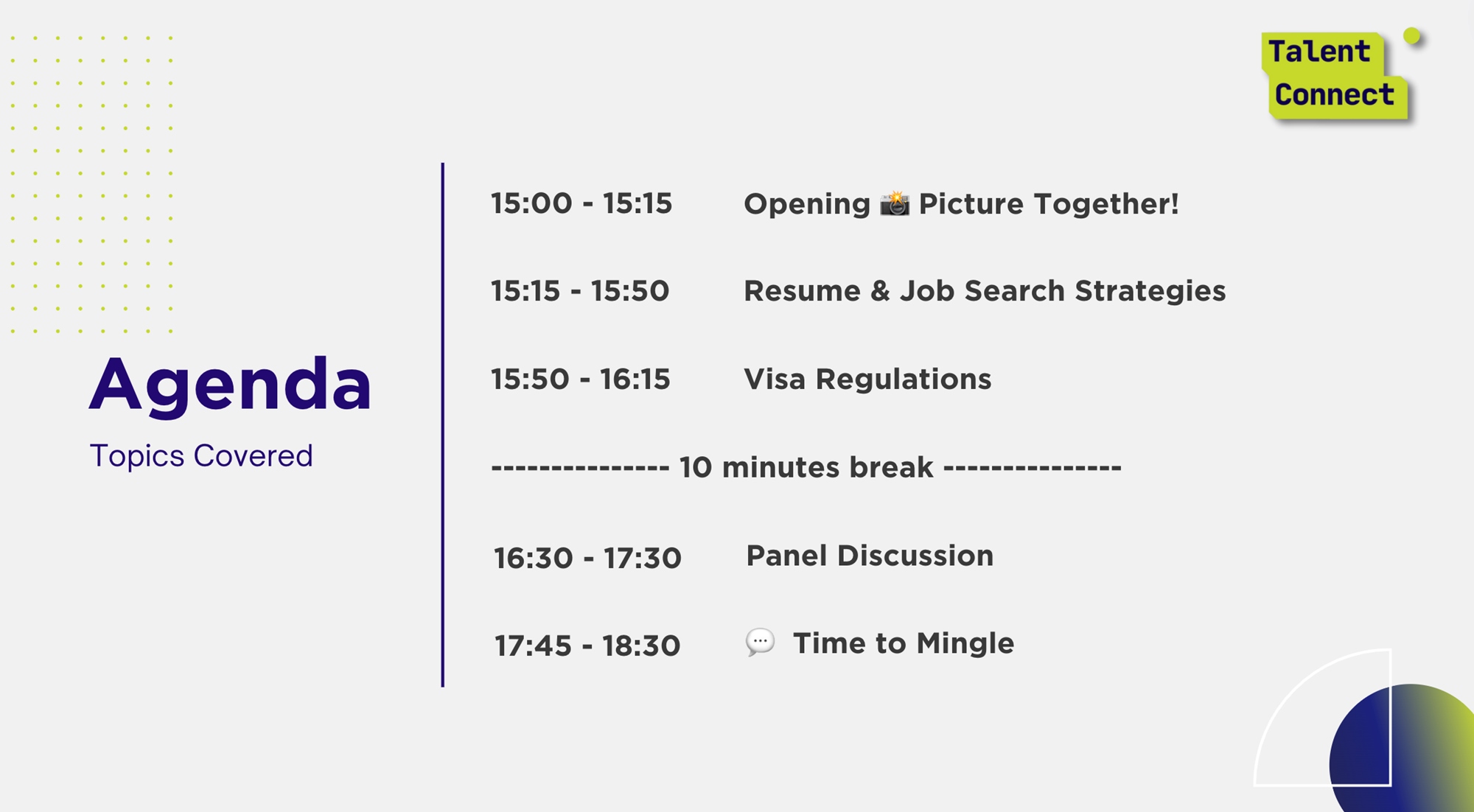 International Talent Connect | Exploring Career in Taiwan｜Accupass 活動通