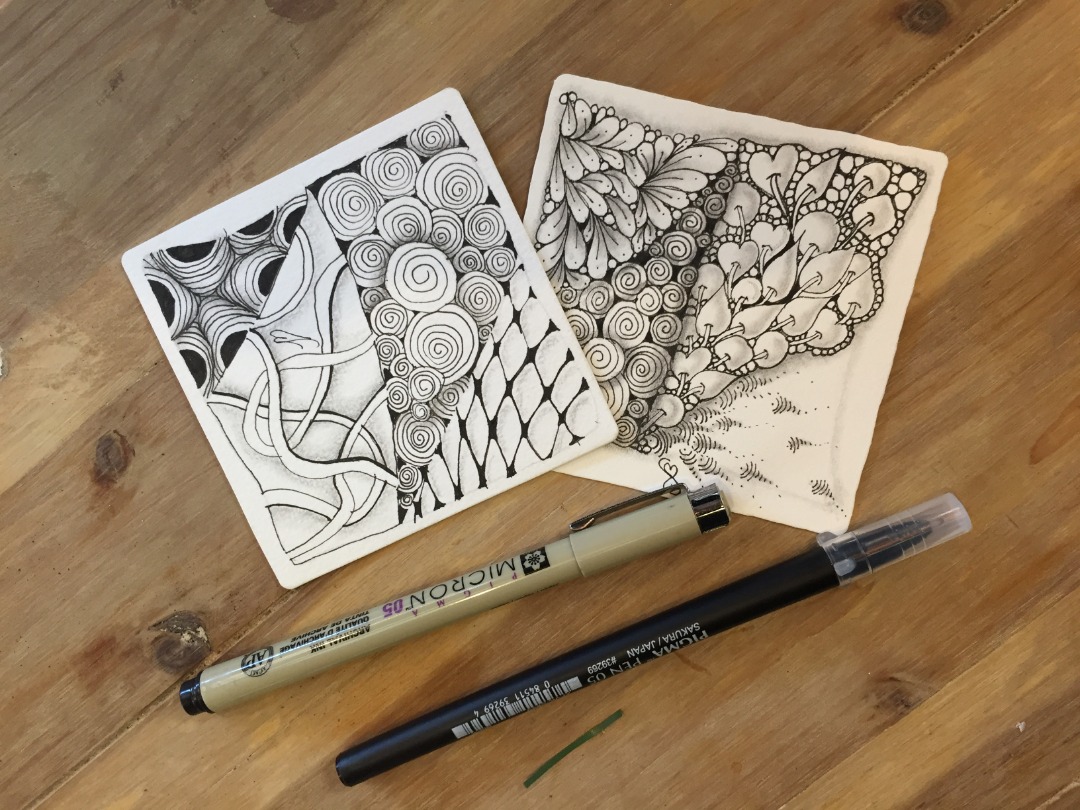 Zentangle White Tiles Art Workshop 禅绕画白纸砖工坊｜Accupass 活動通
