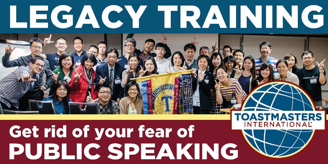 English public speaking training 英文演講會 (March 29) - Legacy Toastmasters ...