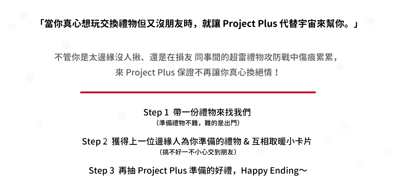 聖誕夜未眠｜【Project Plus】交到新朋友—邊緣人的交換禮物｜Accupass 活動通